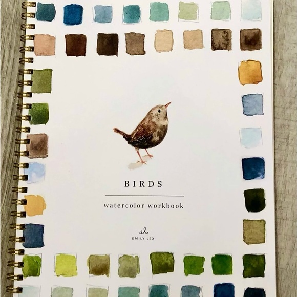 Bird | Birds Watercolor Workbook Emily Lex | Poshmark